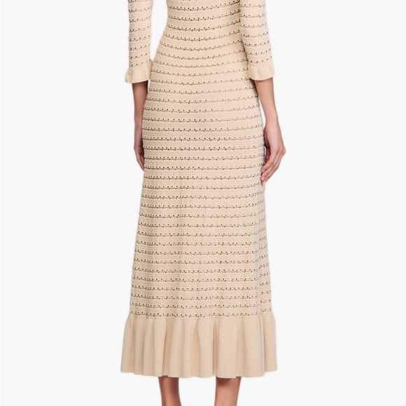 Exciting Sandro Long Knit Dress Gallery